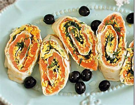 Рулет из лаваша с красной рыбой рецепт приготовления