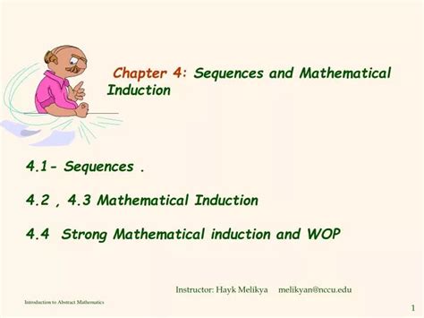 ppt chapter 4 sequences and mathematical induction powerpoint