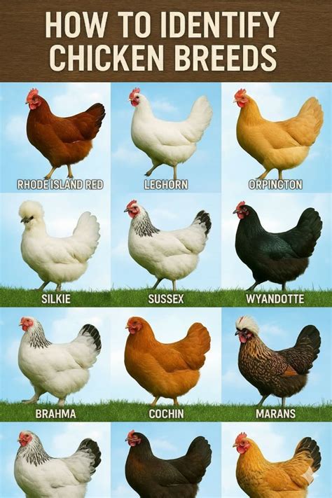 Farming How To Identify Chicken Breeds Chickens Come In A Variety Of
