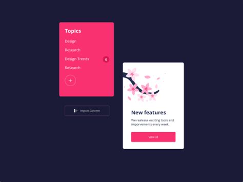Menu Designs Created By Ui Desgn Daily Menu Designs Created By Ui Desgn Daily
