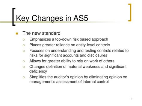 Ppt Overview Of Pcaob Auditing Standard No 5 Powerpoint Presentation