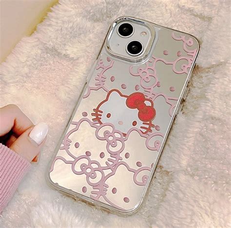실버 폰케이스 키티 고양이 아이폰 전기종 케이스 에이블리