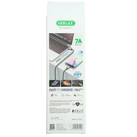 Gerlax Micro Usb To Usb Data Cable 1m D2v 7a Makers Electronics