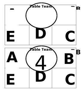 Table Number Labels By Luke Schumaker TPT