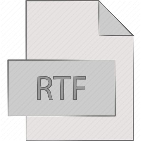 Extension Formats Rtf Uncompressed Icon