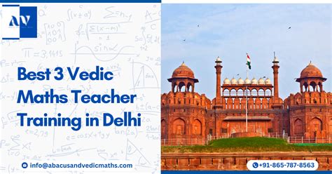 Best 3 Vedic Maths Teacher Trainings In Delhi Abacus And Vedic Maths