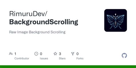 GitHub RimuruDev BackgroundScrolling Raw Image Background Scrolling