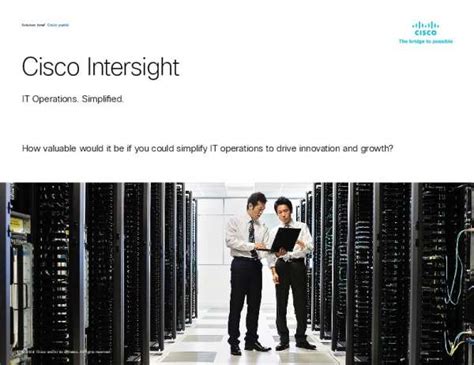 Cisco Intersight Solution Brief Tener Technologies Llc