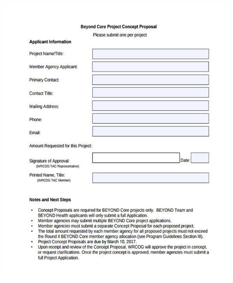 16 Concept Proposal Examples To Download