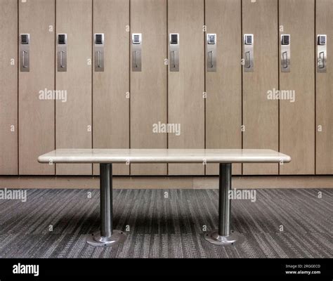 Digital Combination Locks In Fitness Club Locker Room Stock Photo Alamy