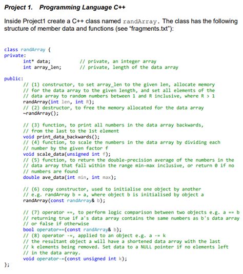 Solved Project 1 Programming Language C Inside Project1