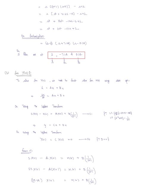 Solved 4 A System Is Represented By The State And Output Equations Course Hero