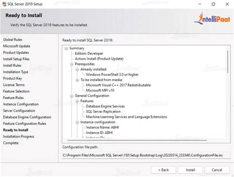 SQL Server Installation Steps