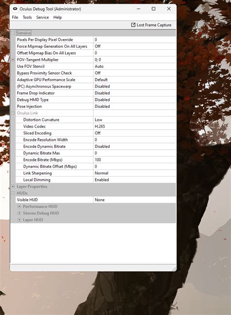Oculus Debug Tools Settings For Quest 3 And Pc Specs Are R5 5600x And