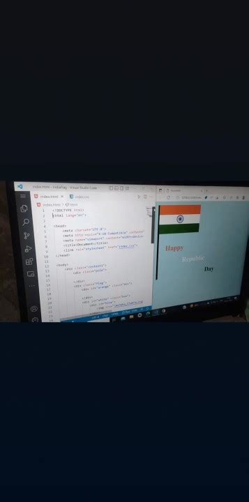 Vineet Jadhav On Linkedin Republicday Html Css Flag India