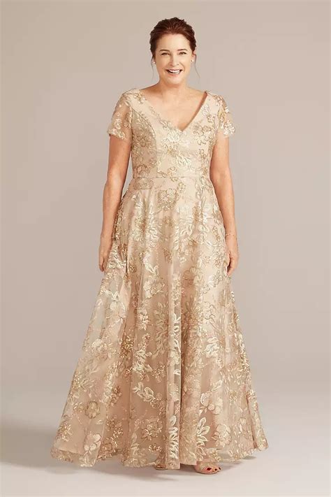 Plus Size Gold Gown Dresses Images 2022
