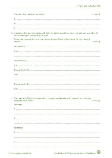 CAMBRIDGE IGCSE COMPUTER SCIENCE WORKBOOK PDF