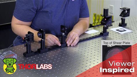 Collimate A Laser With A Shear Plate Collimation Tester Viewer