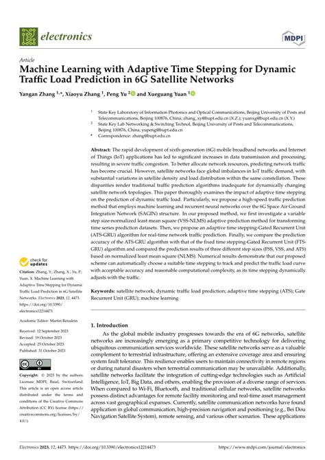 Pdf Machine Learning With Adaptive Time Stepping For Dynamic Traffic Load Prediction In 6g