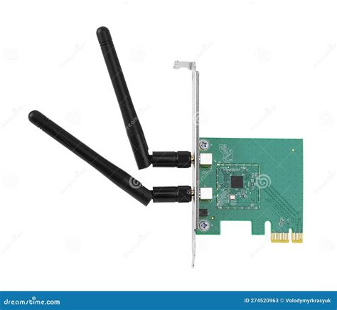 Internal Wi Fi Router On A White Stock Image Image Of Chip Device 274520963