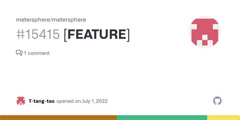 Feature · Issue 15415 · Meterspheremetersphere · Github