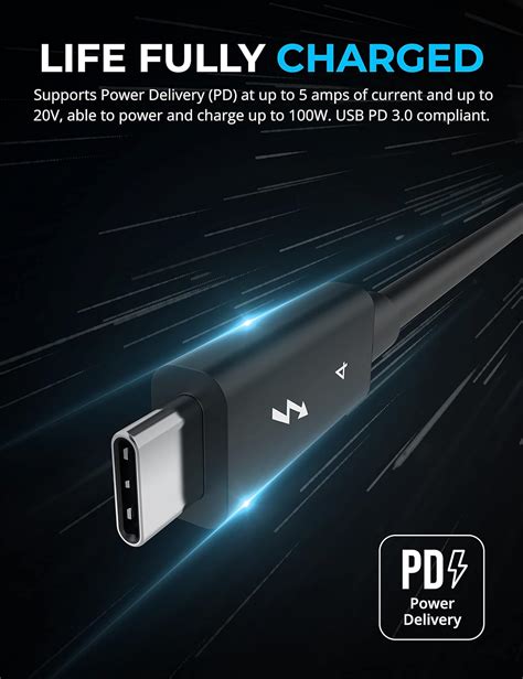 Sabrent Thunderbolt 4 40 Gbps Usb C Cable 1m 8k Saudi Arabia Ubuy