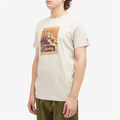 Columbia Csc Seasonal Logo T Shirt Dark Stone Arid Trails End Us
