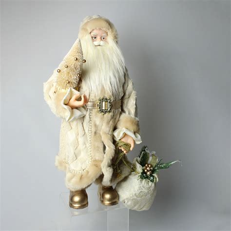 Papai Noel Branco E Dourado Fdplearn