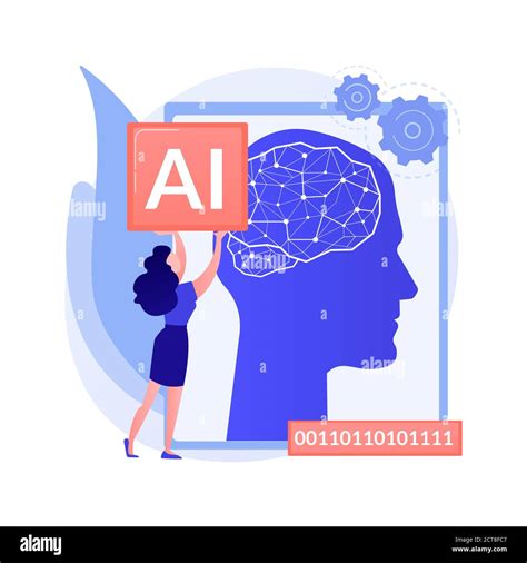 Artificial Intelligence Abstract Concept Vector Illustration Stock Vector Image And Art Alamy