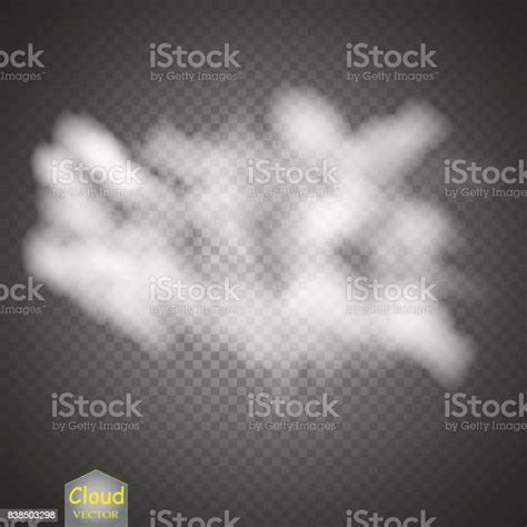 안개 또는 연기 고립 된 투명 한 특수 효과입니다 화이트 벡터 흐려 안개 또는 스모그 배경 벡터 0명에 대한 스톡 벡터 아트 및