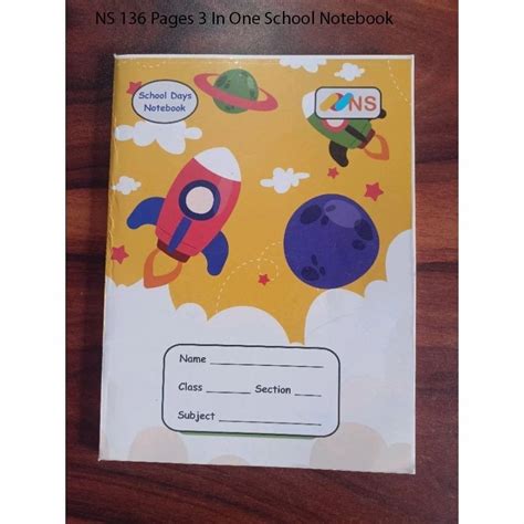 Saddle Stitched Ns 136 Pages 3 In One School Notebook At ₹ 22 Piece In New Delhi
