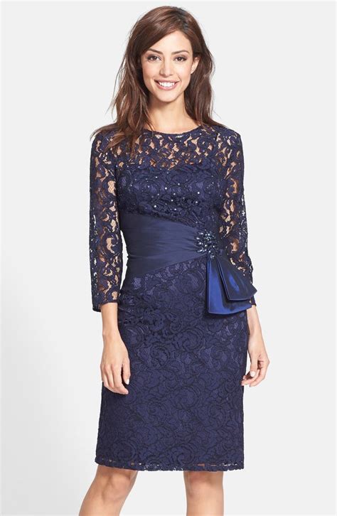 Eliza J Embellished Lace Sheath Dress Nordstrom