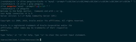 Mysql 5727 Command Line Prompt Shows Un Escaped Characters Super User
