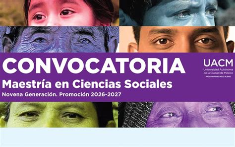 Coordinación Académica Uacm Uacm Convocatoria Para La Maestría En