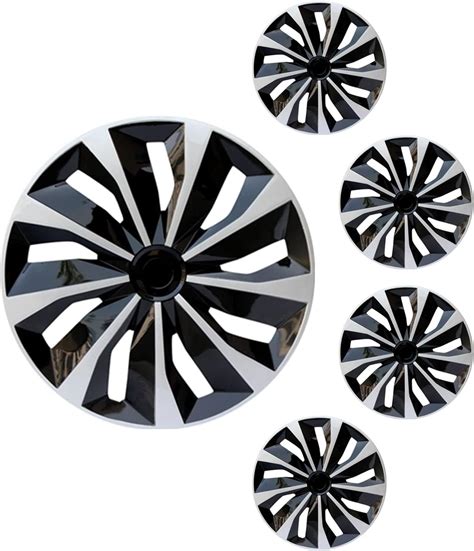 Dreamotor Juego De 4 Tapacubos De 16 Pulgadas Fundas Para Llantas De Automóvil Compatible