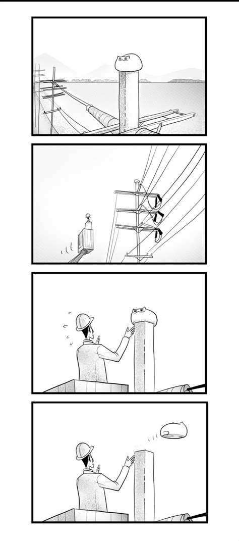 Pin By Di On •l Ø V E I T Creepy Cat Cat Comics Cute Comics