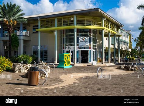 Grand Cayman Cayman Islands Aug 2022 View Of A Modern Building With