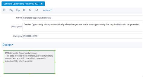 About The Generate Opportunity History Process Flow Aptify Support