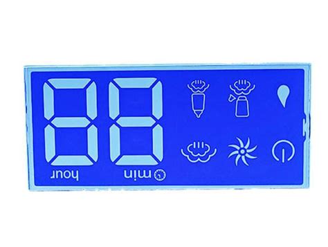 Custom Negative Transmissive Htn Segment Lcd Display For Hygrometer And Thermometer Lcd And