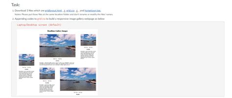 Solved I Have Uploaded The Gridcss And Gridhtml For U