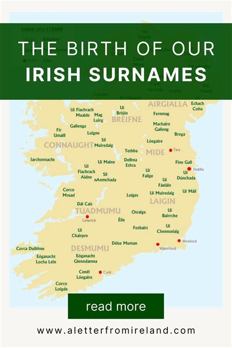 Irish Royalty Surnames Irish Last Names Cllx