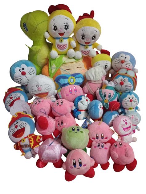 Doraemon Kirby Plush Keychains Hobbies And Toys Toys And Games On Carousell
