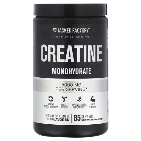 Jacked Factory Essential Series Creatine Monohydrate Unflavored 14