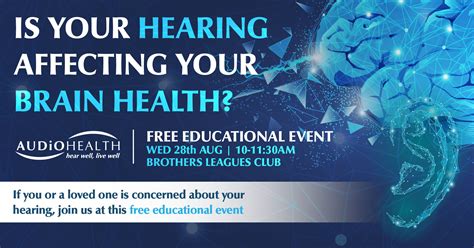 Audiohealth Free Event Hearing And Brain Health Cairns 2024