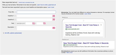 Ads Character Limit AdWords Facebook Ad Management Green Arrow Digital