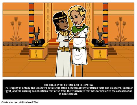 Antony And Cleopatra Storyboard Thats Summary And Resources