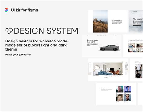 design system web ui kit free on behance