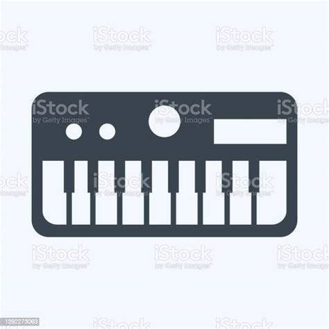 아이콘 키보드 음악 기호에 적합합니다 글리프 스타일 편집 가능한 간단한 디자인 디자인 템플릿 벡터 간단한 기호 그림 0명에 대한 스톡 벡터 아트 및 기타 이미지 Istock