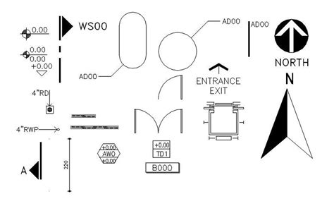 Plate Symbol Autocad