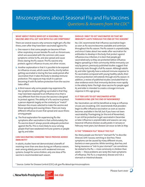 Misconceptions About Seasonal Flu And Flu Vaccines NYP